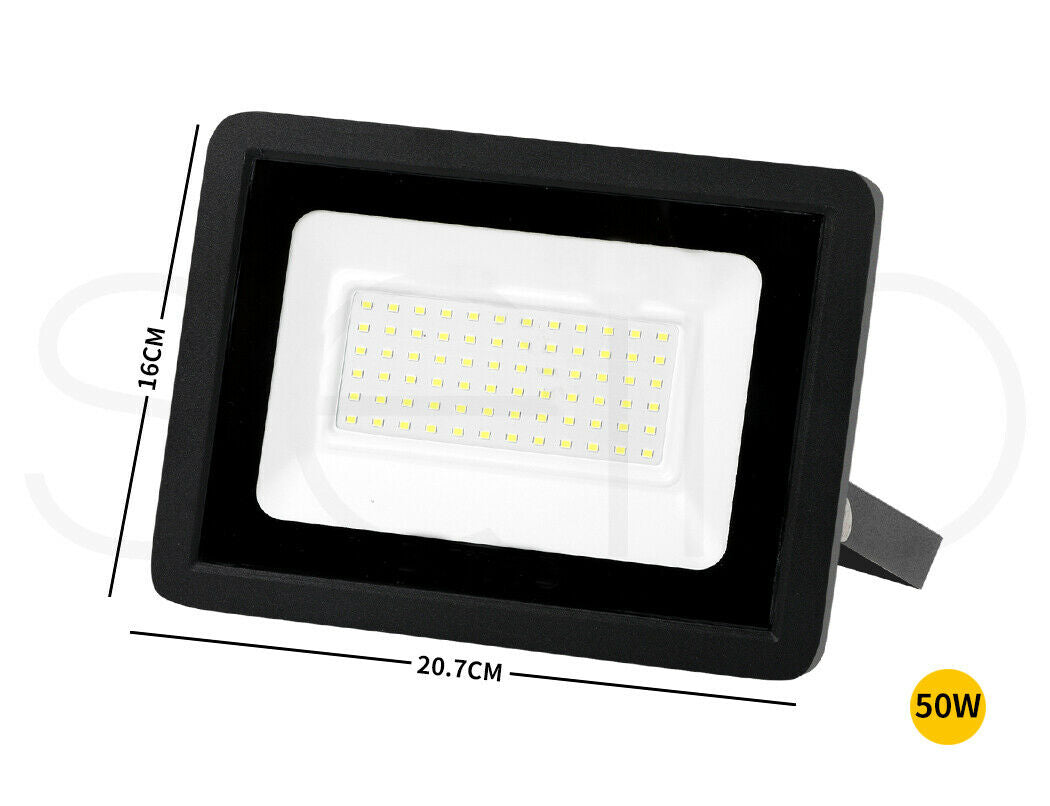 LED Flood Light 50W-300W Outdoor Floodlights Lamp 220V-240V Cool White ...